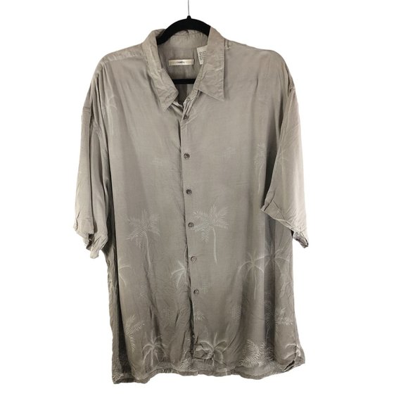 campia moda | Shirts | Campia Moda Mens Hawaiian Aloha Shirt Ombre Palm ...